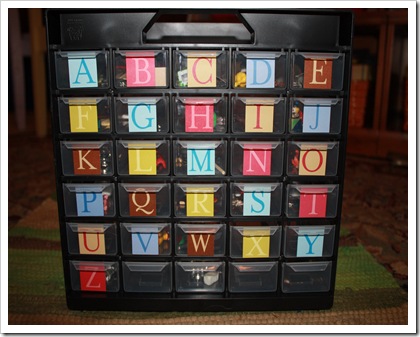Along the Way: Preschool Corner ~ Our Alphabet Box